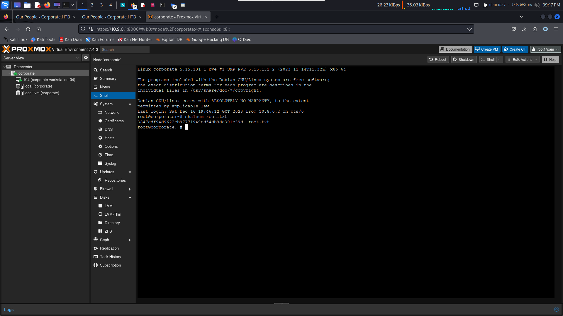 HackTheBox - Machine - Corporate - Mane's Blog